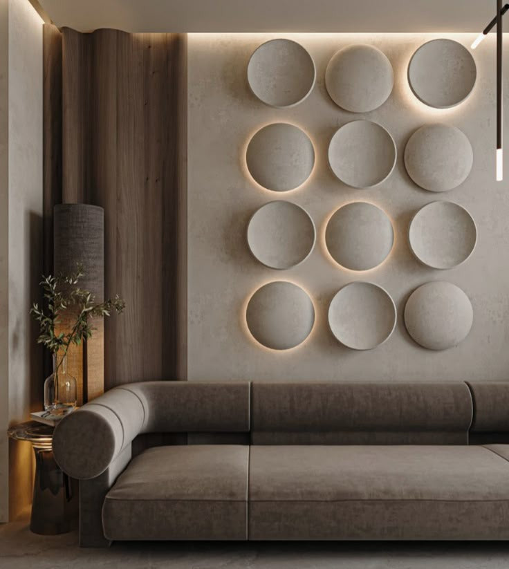 Decorative 3D Metal Plates for Home and Office